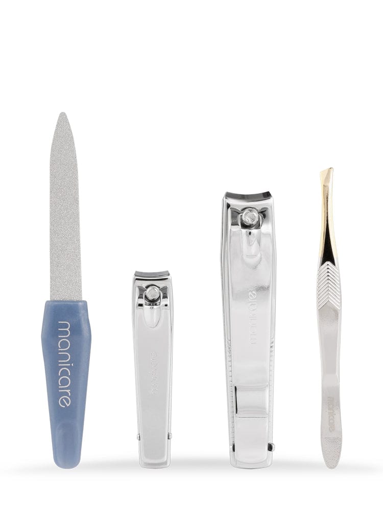 Manicare Nails Grooming Set 4 Piece - Precision Tweezers, Clippers ...